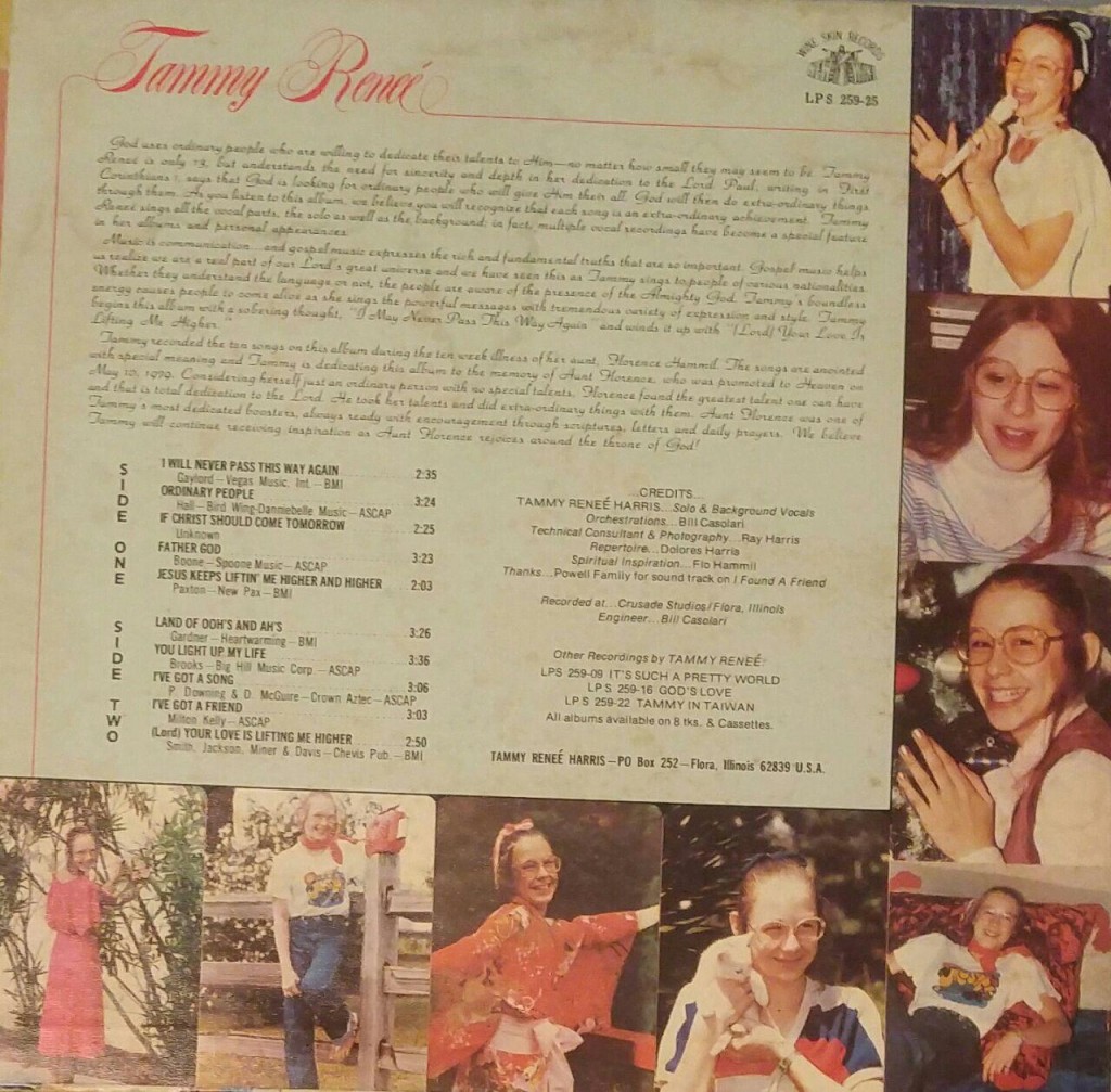 » Tammy Renee’ Harris – “Ordinary People”